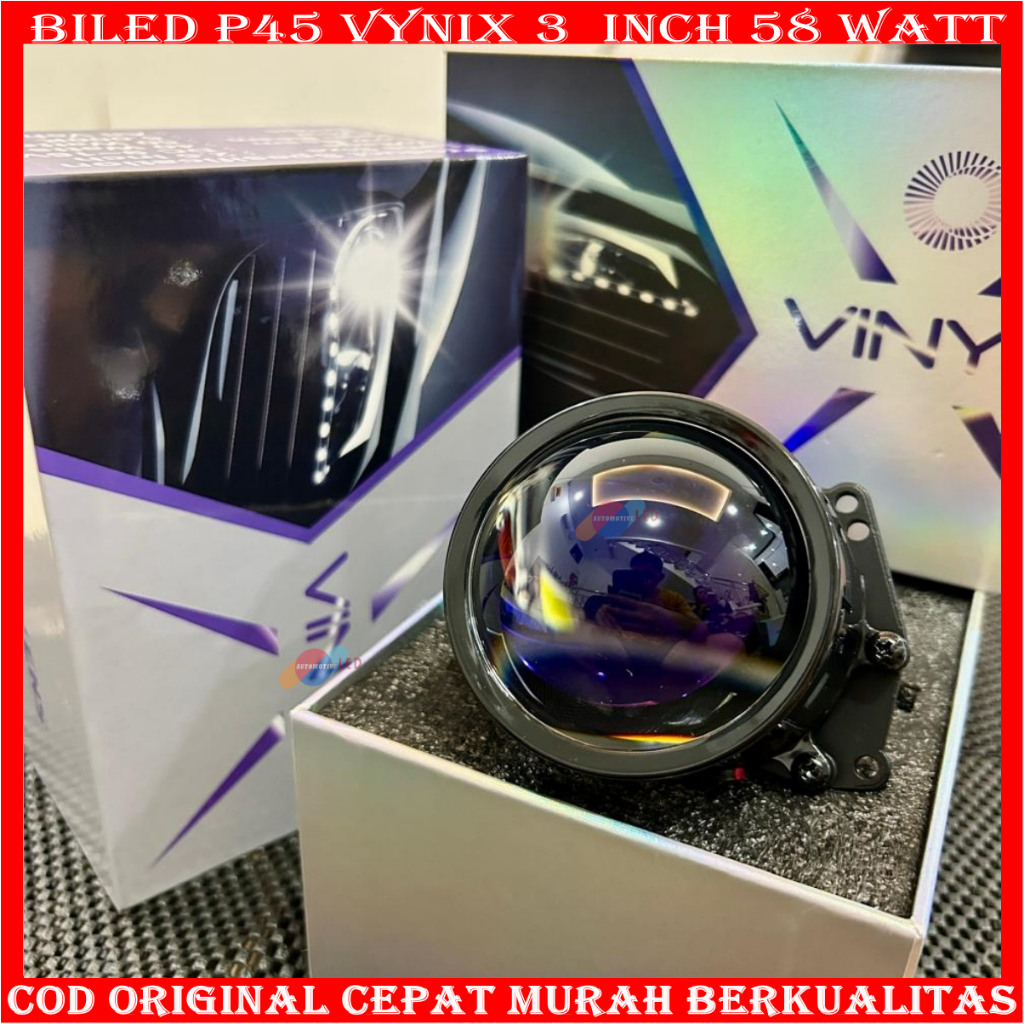 Jual ORIGINAL BILED VINYX P45 PROJIE BILED 3 INCHI VINYX PURPLE LENS 45 ...