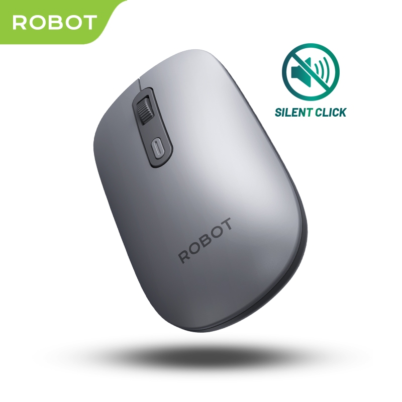 Jual ROBOT Mouse Wireless M316 Grey Silent Click Tipis Ringan Untuk ...