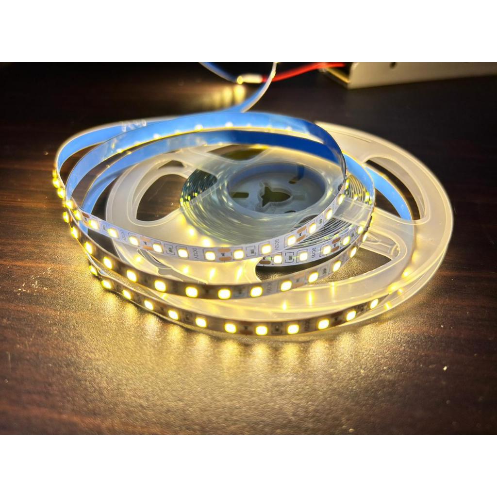 Jual Led Strip Flexible SMD 3528 / 2835 ip33 12V (mata kecil indoor) 5 Meter / 5M 12V DC ...