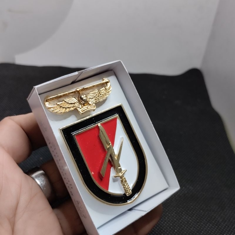 Jual emblem baret raider baru/emblem raider ful logam | Shopee Indonesia