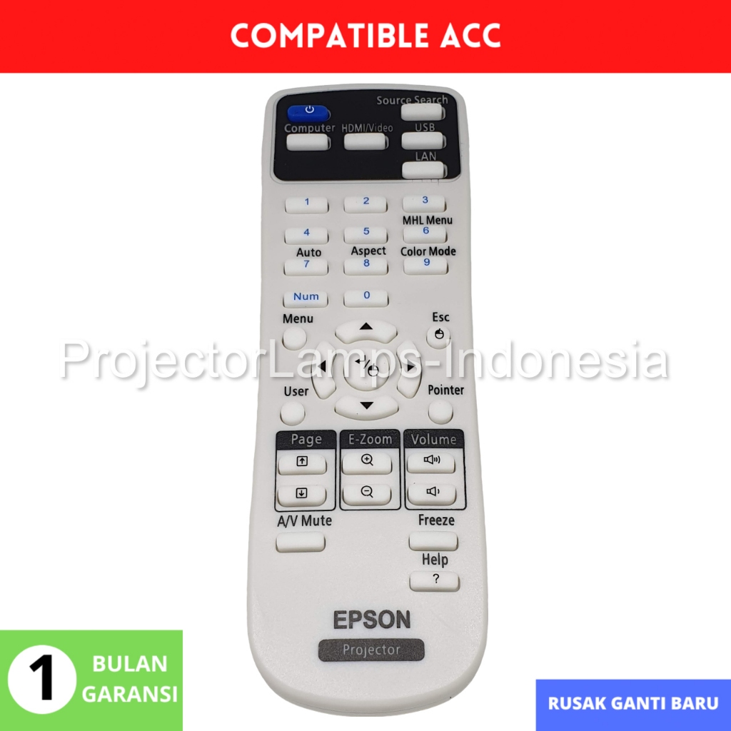 Jual Remote Remot Projector Proyektor Epson EB- series | Shopee Indonesia