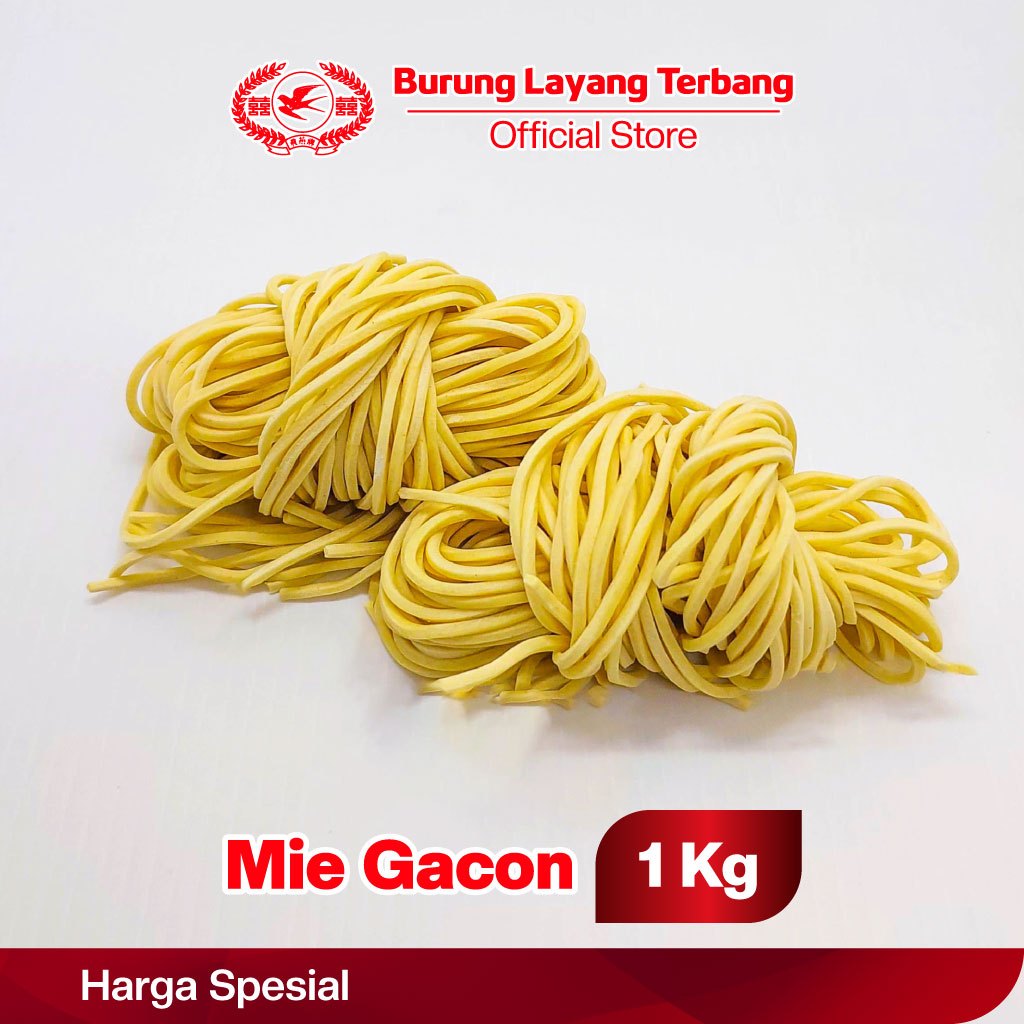 Jual Mie Gacon Fresh 1kg Burung Layang Terbang | Shopee Indonesia