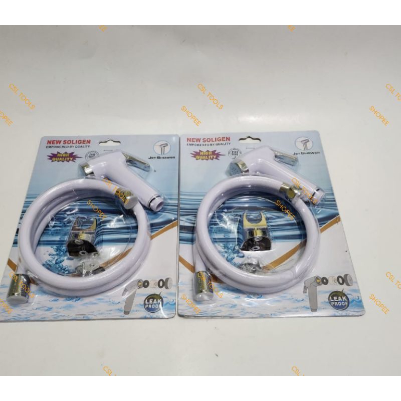 Jual Jet Shower PVC Putih SOLIGEN / Jet Shower Cebok Bidet PVC SOLIGEN ...