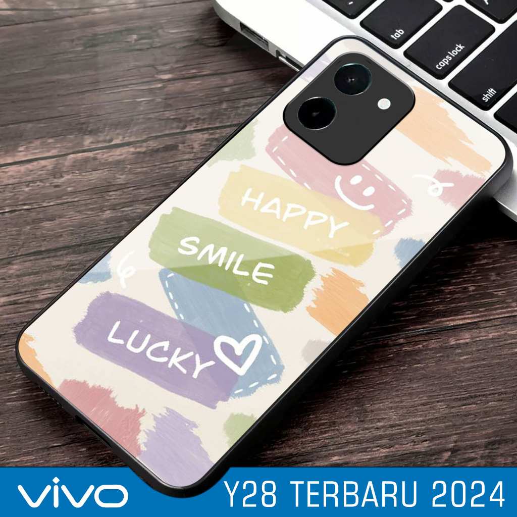 Jual Case Kaca For Vivo Y28 - Pelindung HP Vivo Y28 - Casing Vivo Y28 ...