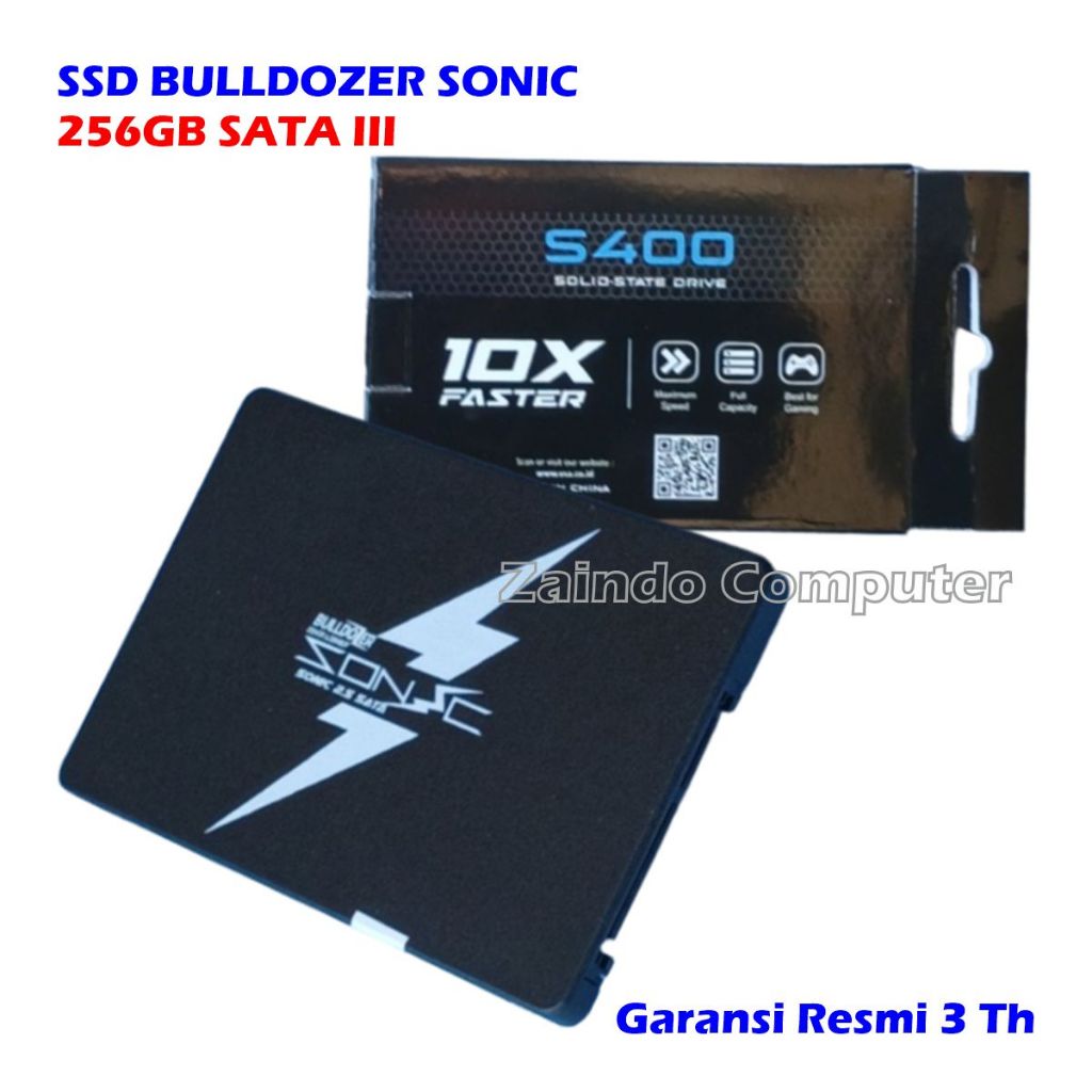 Jual SSD BULLDOZER SONIC 256GB SATA III 2.5 INCH GARANSI RESMI - SSD ...