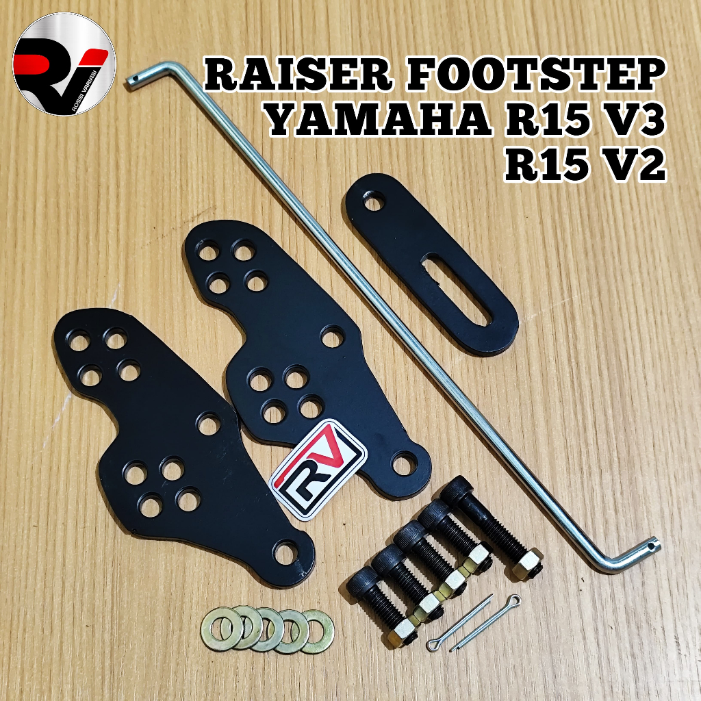 Jual RAISER FOOTSTEP YAMAHA R15 V3 R15 V2 BRACKET PENINGGI FOOTSTEP R15 ...