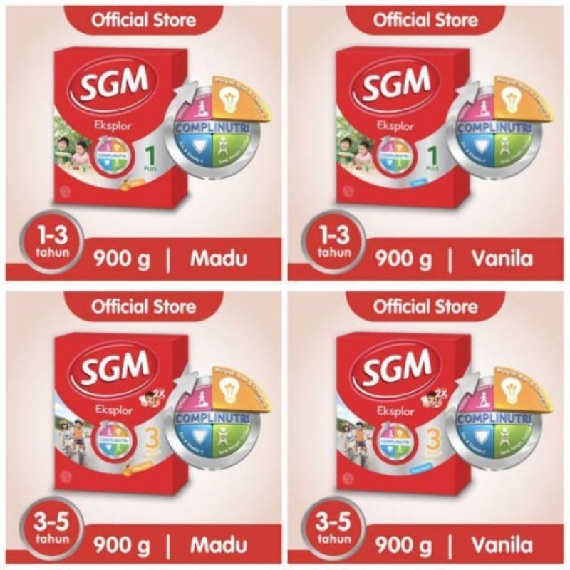 Jual SGM eksplor 1+ 900 gram SGM 3plus 900gram SUSU formula pertumbuhan ...