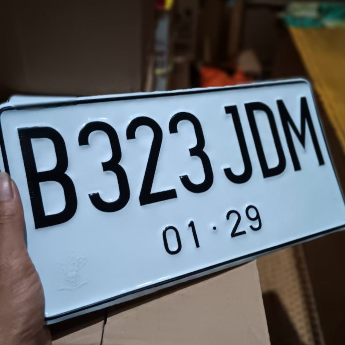 Jual KI3 PLAT NOMOR JDM custom ukuran 33x16 | Shopee Indonesia