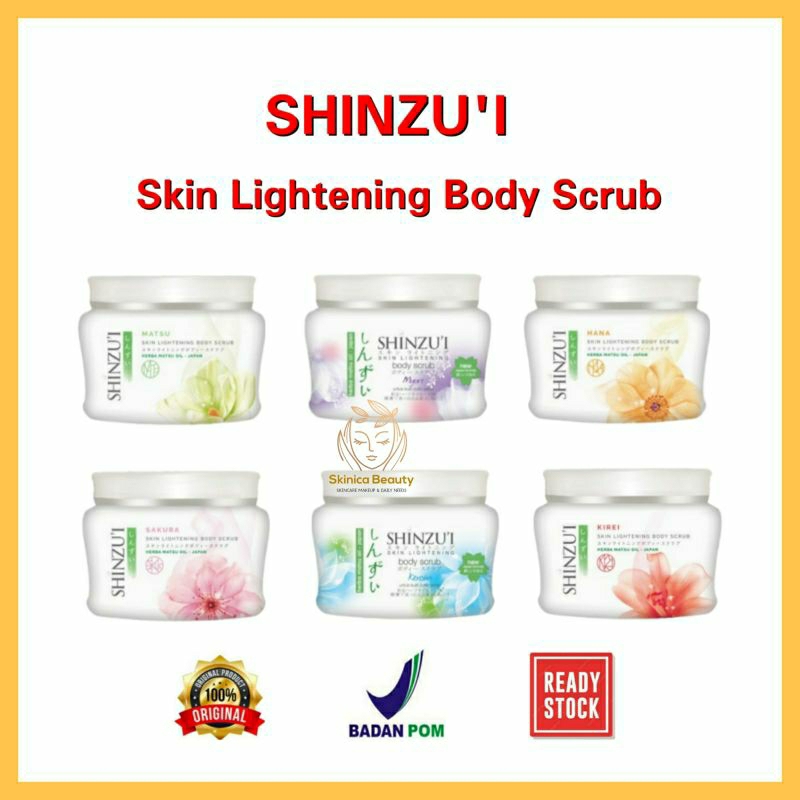 Jual SHINZUI Shinzu'i Skin Lightening Body Scrub 110gr | 200gr Lulur ...