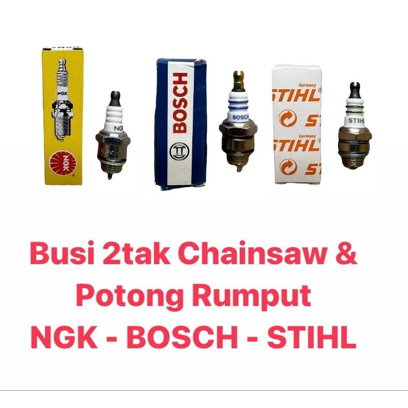Jual busi mesin potong rumput 2 tak / busi mesin chain saw senso | Shopee Indonesia