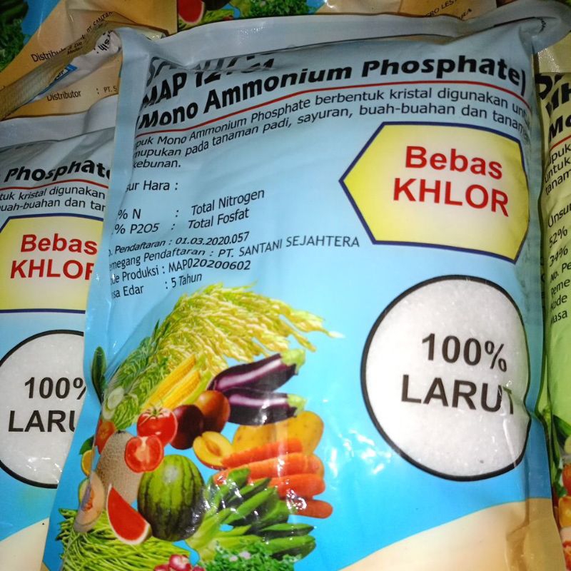 Jual MAP santani 1 kg pupuk phospat santani Ultradap | Shopee Indonesia
