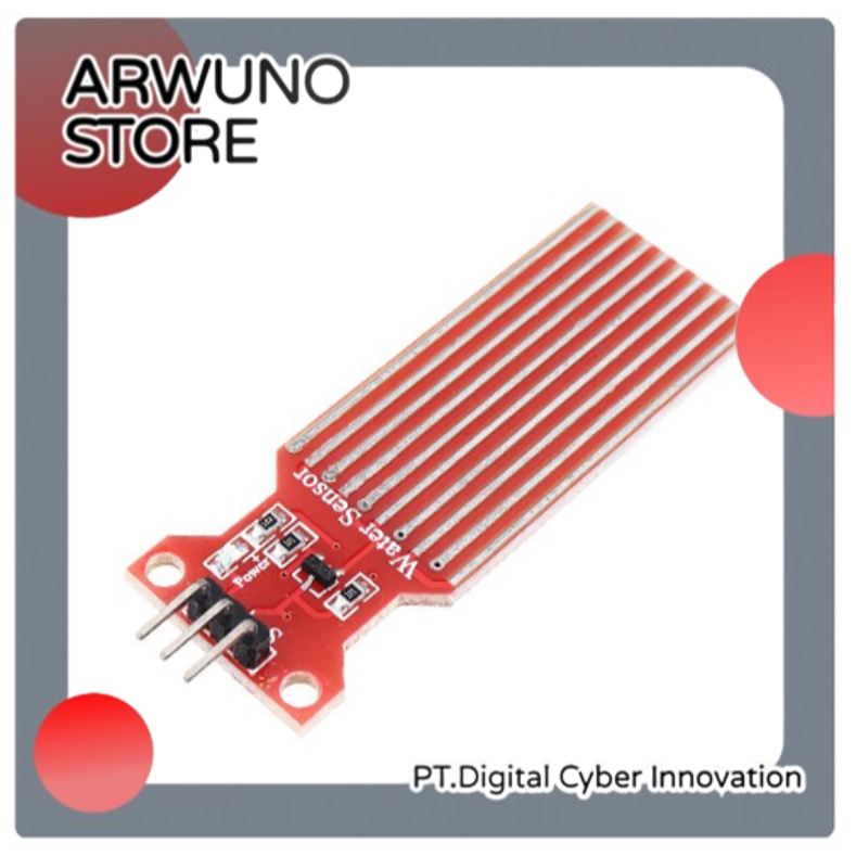 Jual DC 3V-5V 20mA Rain Water Level Sensor Module Detection Liquid ...