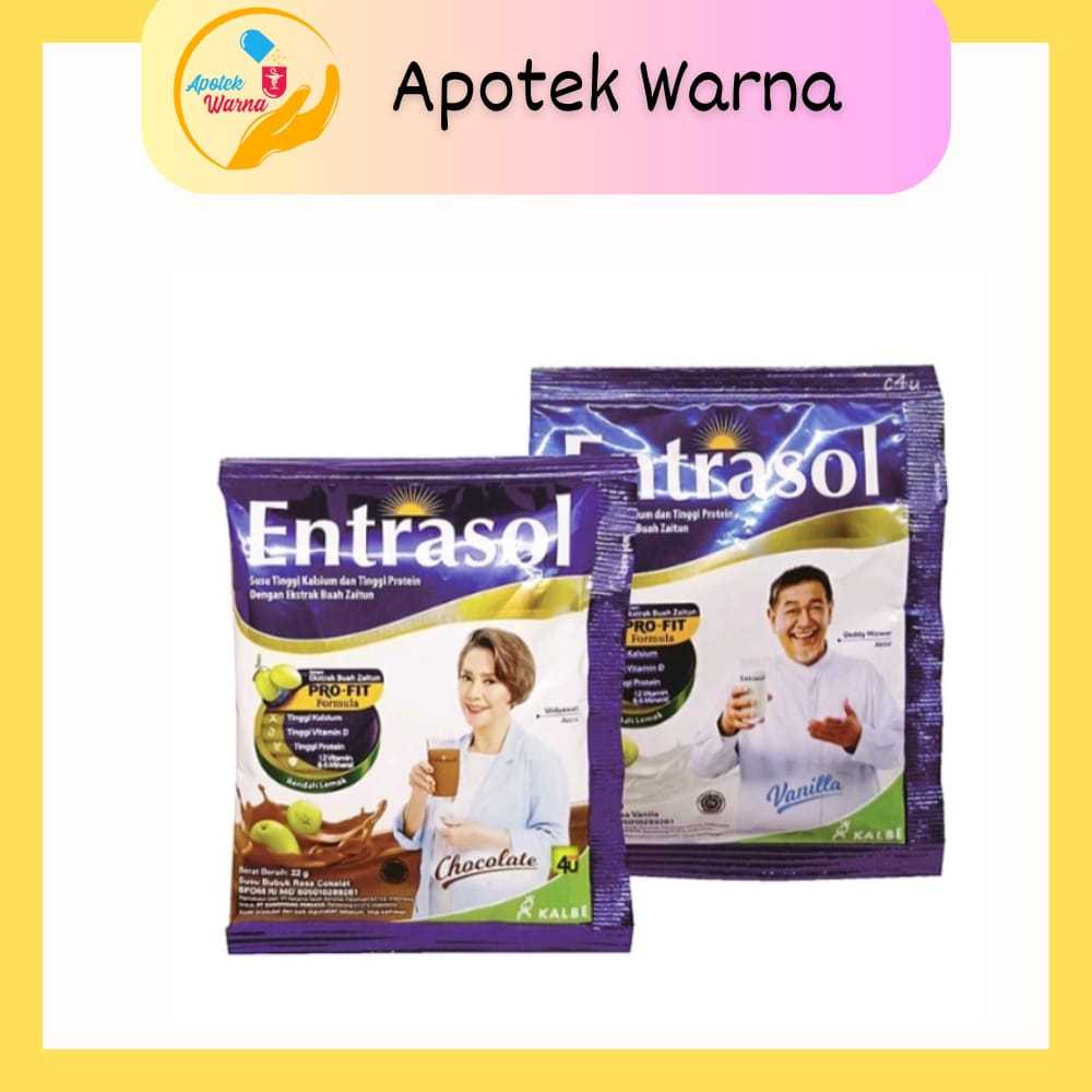 Jual ENTRASOL CHOCOLATE 22g | ENTRASOL VANILLA 20g | Shopee Indonesia