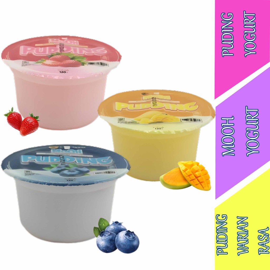 Jual Puding Varian Rasa - MOOH Yogurt - Puding Yogurt - 120gr | Shopee ...