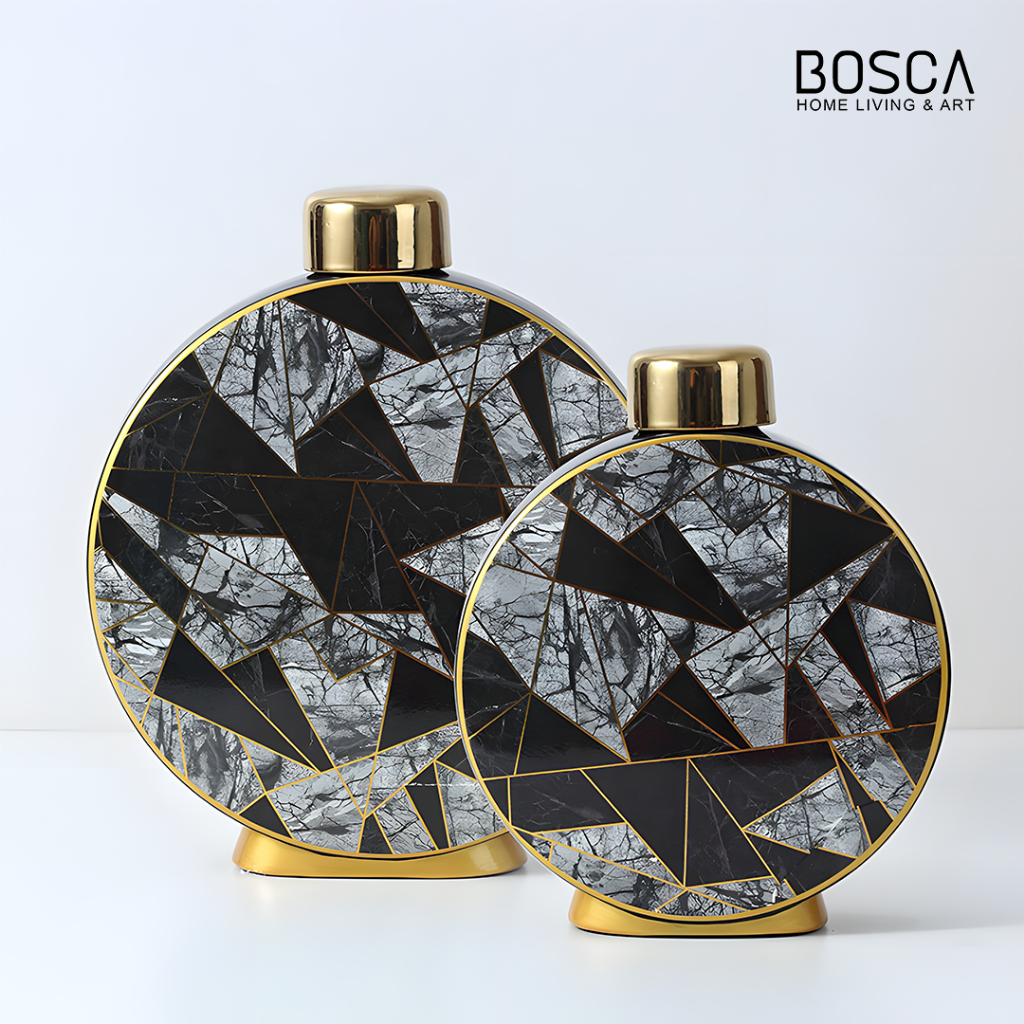 Jual Bosca Living - Poly Blanc Gucci Vase / Vas Guci Keramik / Guci ...