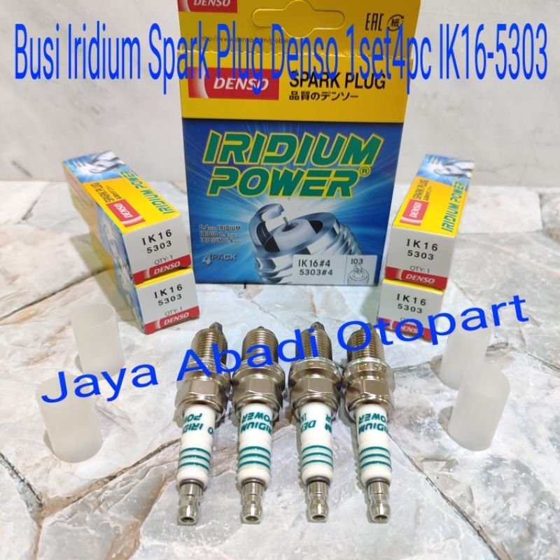 Jual Busi Iridium Spark Plug Denso Set City Grand Civic Ferio IK16 | Shopee Indonesia