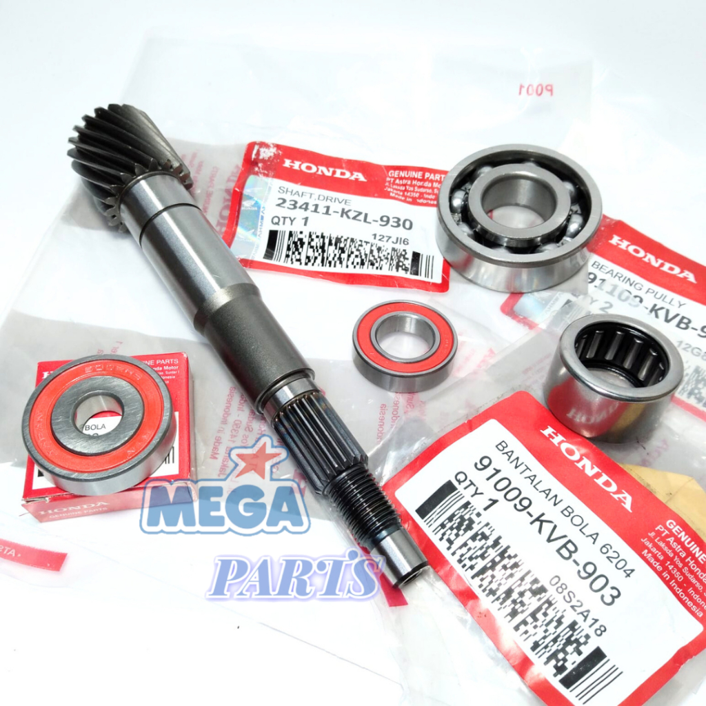 Jual AS PULLY BELAKANG BEAT FI SCOOPY SPACY F1 BEARING 6204 LAHAR 6002 ...