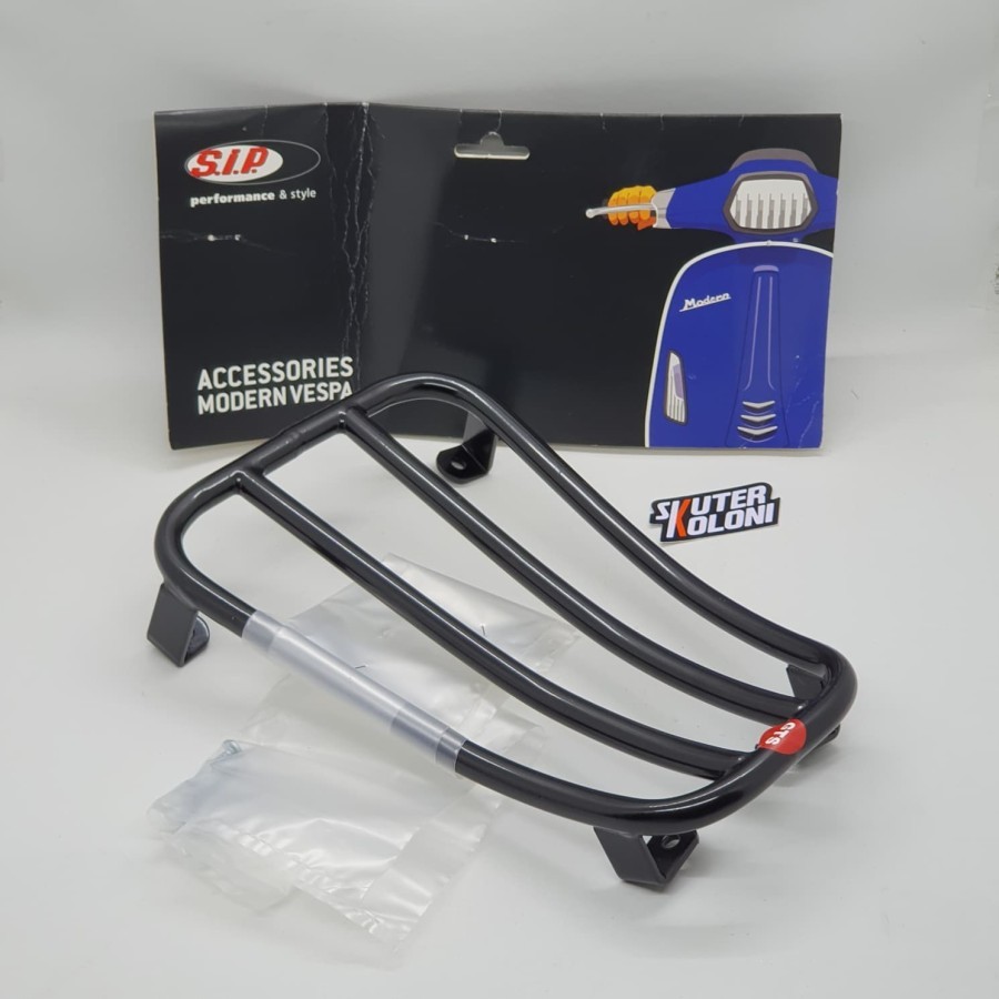 Jual SIP Luggage Carrier rack Floor Black Vespa GT Series GTV GTS ...