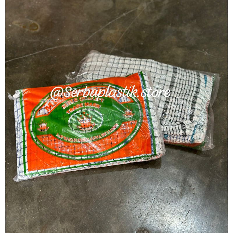 Jual Kain serbet / kain lap kotak / kain lap piring dua munara / kain ...