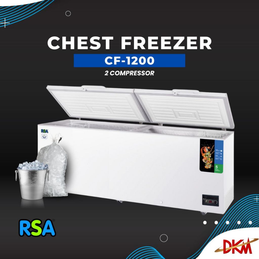 Jual Chest Freezer Box CF-1200/Freezer Box RSA CF1200/CF 1200 RSA ...