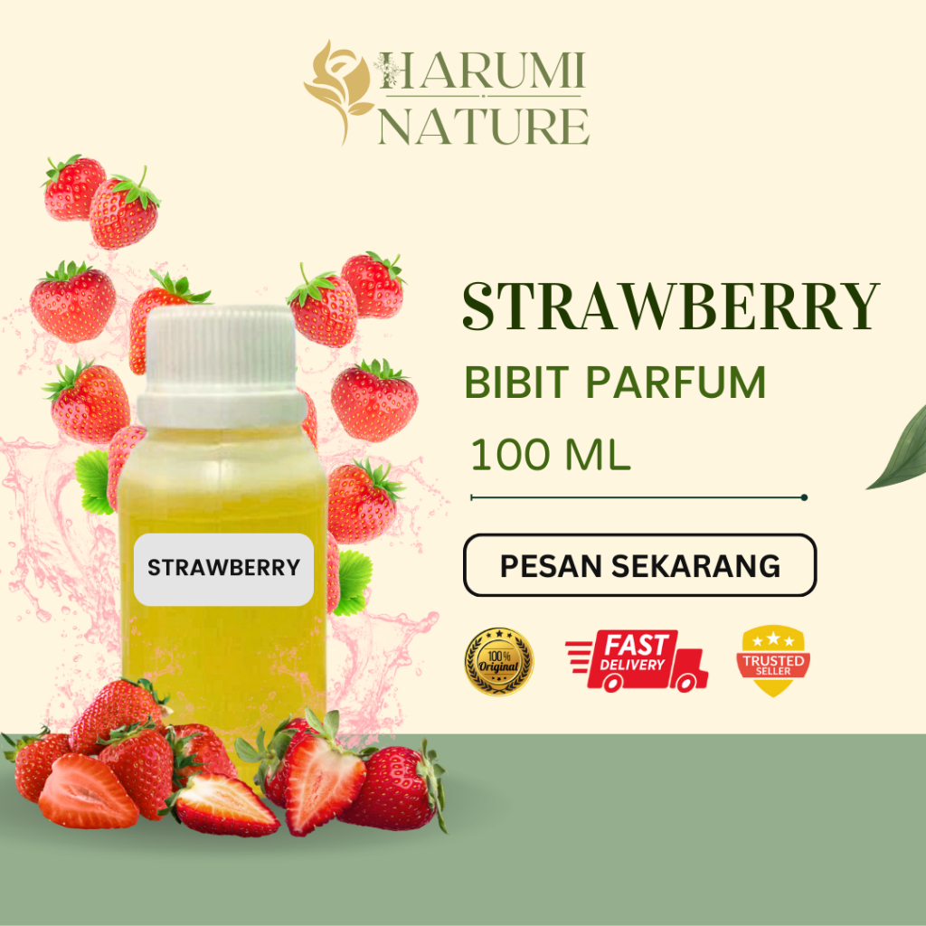 Jual Bibit Parfum Murni Wangi Strawberry Biang Aroma Stoberi | Shopee ...