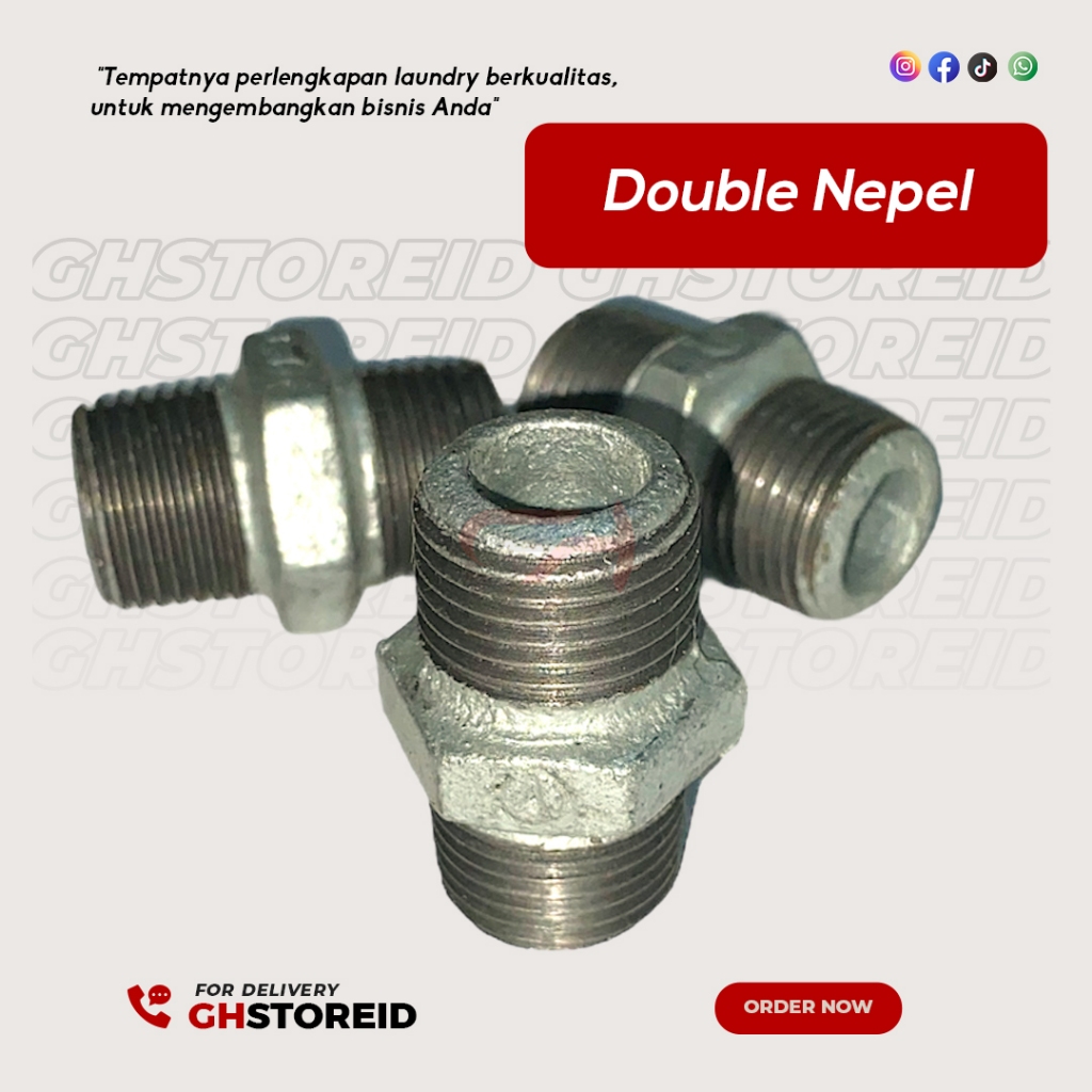 Jual Double Nepel double nepple double nipple boiler | Shopee Indonesia