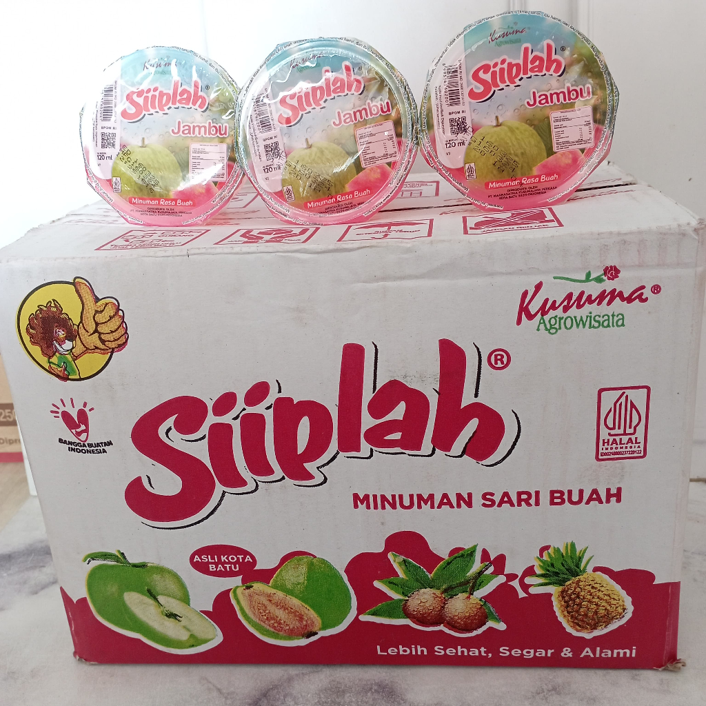 Jual SIIPLAH 1 KARTON ISI 32 GELAS - Siiplah Minuman Sari Buah Asli ...