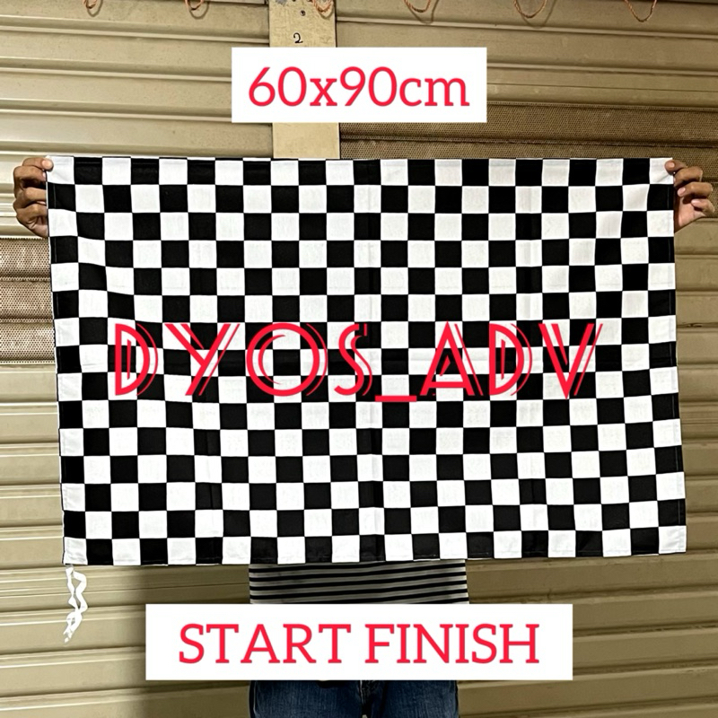 Jual Bendera Start Bendera Finish 60x90 cm | Shopee Indonesia