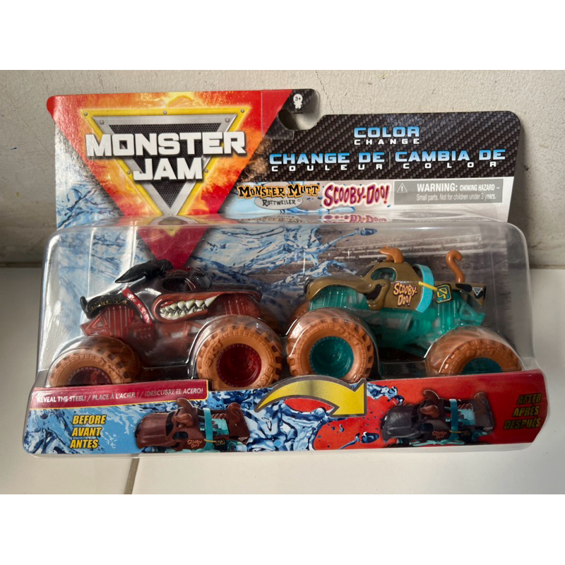 Jual MONSTER JAM Color Change Rottweiler ScoobyDoo Monster Mutt limited ...