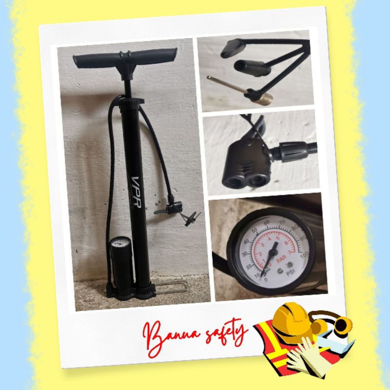 Jual POMPA SEPEDA TABUNG AMPERE VIPER VPR Hitam | Ban Sepeda, Motor ...