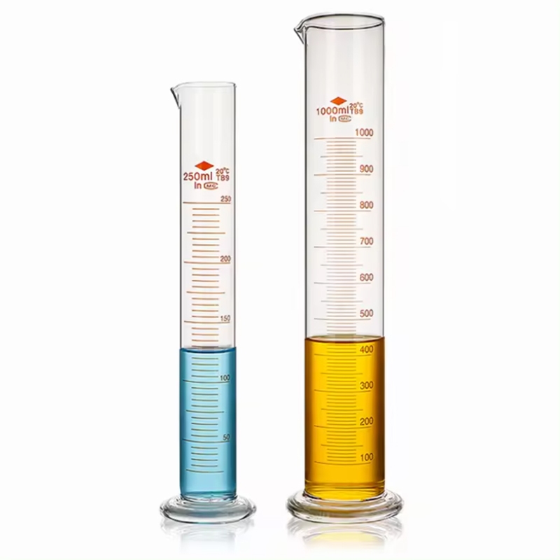 Jual Measuring Cylinder Gelas Ukur Kaca Laboratorium Gelas Takar Kaca ...