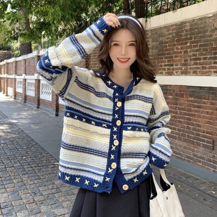 Jual Mona LINNA Cardigan Rajut Premium Renjun Cardigan Premium | Shopee ...