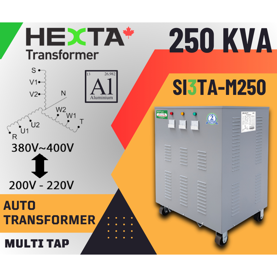 Jual Trafo Listrik Auto Transformer Hexta multi tap 250 kVA | Shopee ...