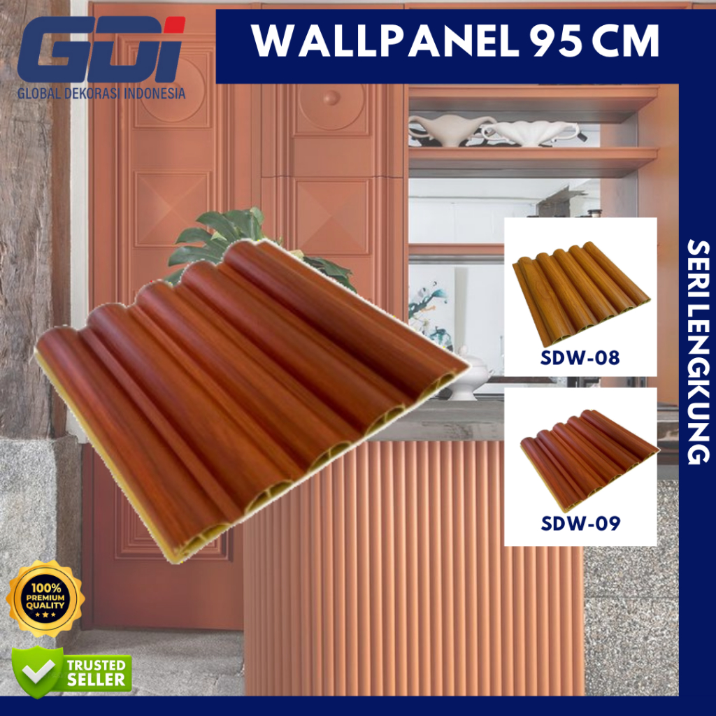 Jual WALLPANEL WPC LENGKUNG LINGKARAN 95 CM X 19CM | QUALITAS TERBAIK ...