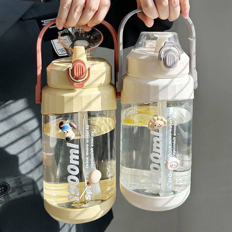 Jual Botol Minum Dewasa Aesthetic Lucu/Botol Minum Anak Lucu Bahan PP ...