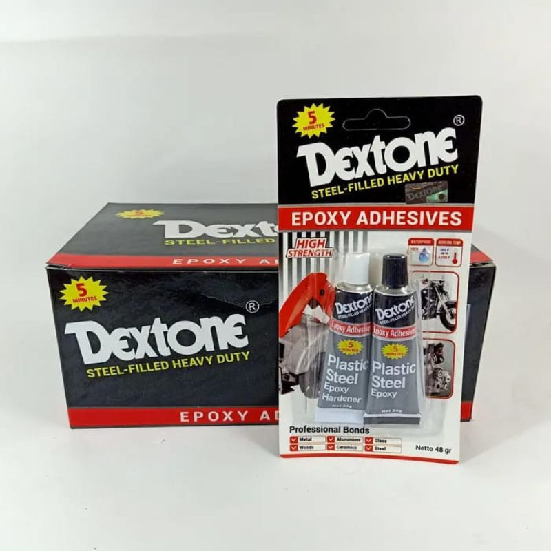 Jual lem besi dextone original, lem besi dextone besar 48gr Dextone Lem ...