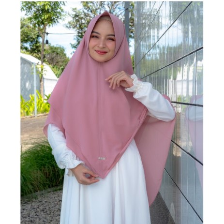 Jual Khimar Syari Ceruti Hijab Instan 2 Layar Jumbo | Shopee Indonesia