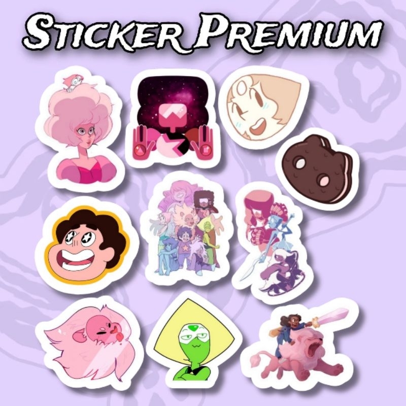 Jual Sticker Steven Universe Pack isi 10 Pcs Waterproof | Shopee Indonesia