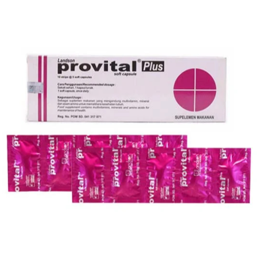 Jual PROVITAL PLUS ISI 5 KAPSUL | Shopee Indonesia