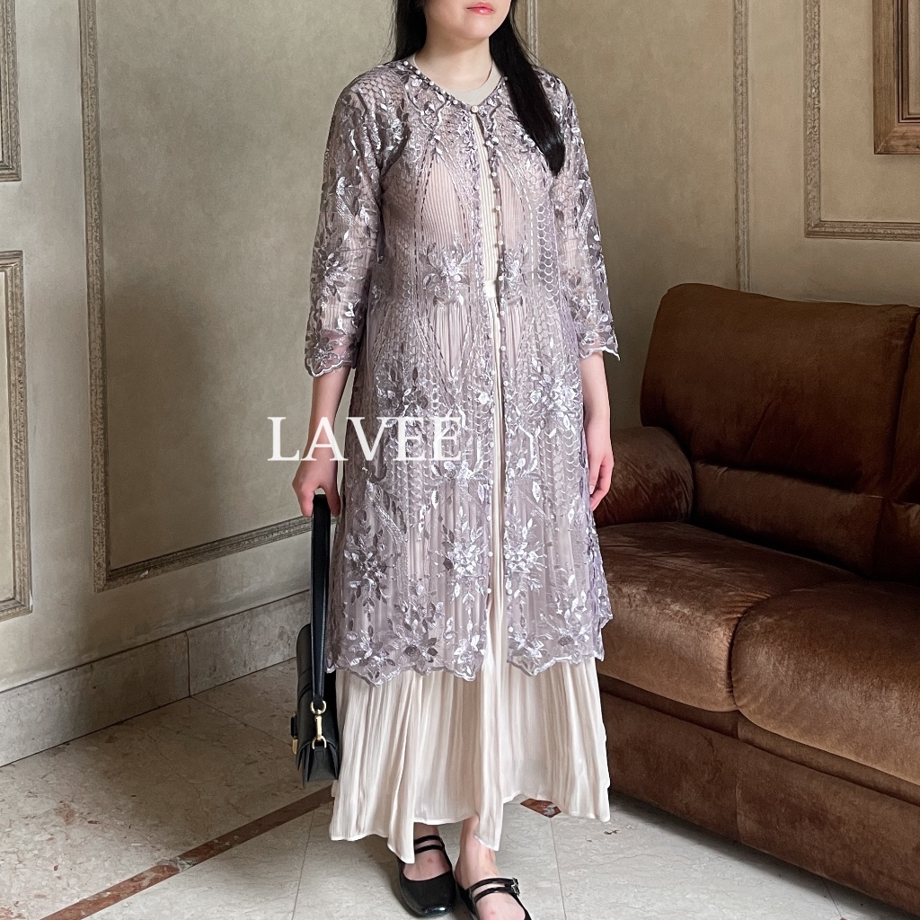Jual LAVEE - Alisha Lace Outer / (OUTER ONLY) - Cardigan Lace Brukat ...