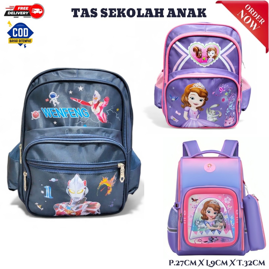 Jual SMARTGIRL Tas Ransel Anak Sekolah TK & SD / Tas Anak Sekolah obral | Shopee Indonesia