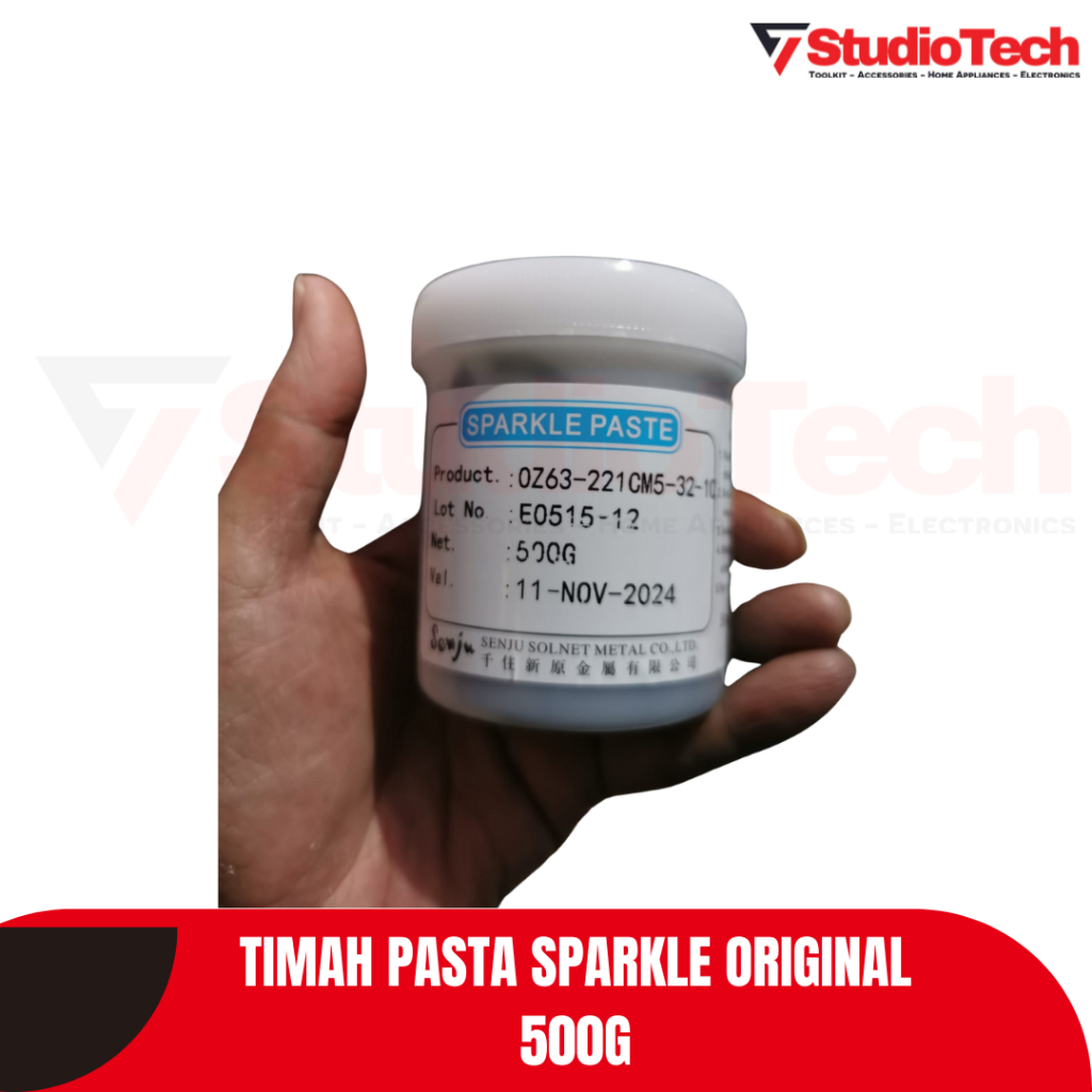 Jual TIMAH PASTA SPARKLE 500G ORIGINAL | Shopee Indonesia