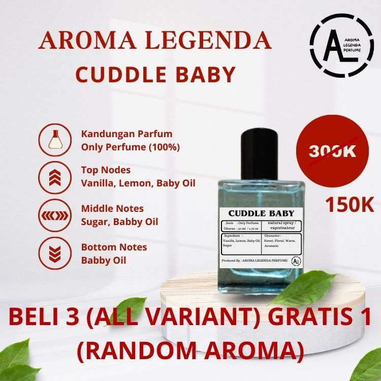 Jual BELI 3 GRATIS 1 | Parfum 100% Aroma Cuddle Baby 50ML By AROMA ...