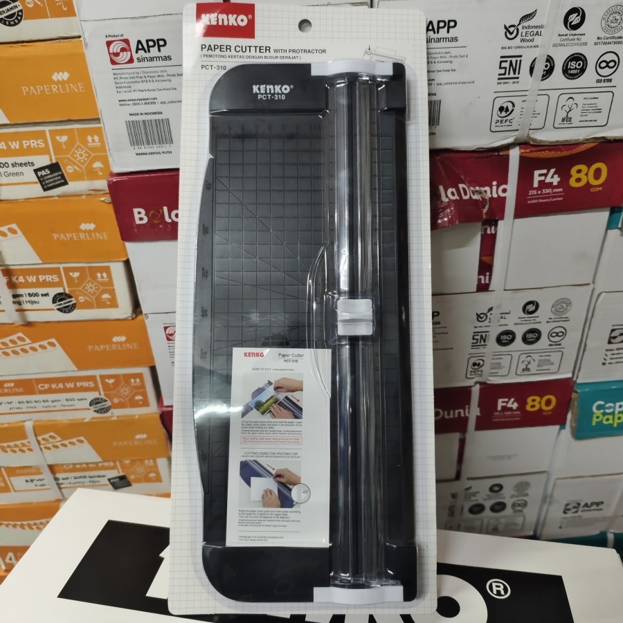 Jual Paper Cutter Protactor A4 / Pemotong Kertas A4 Kenko PCT- 310 (1 Pcs) | Shopee Indonesia