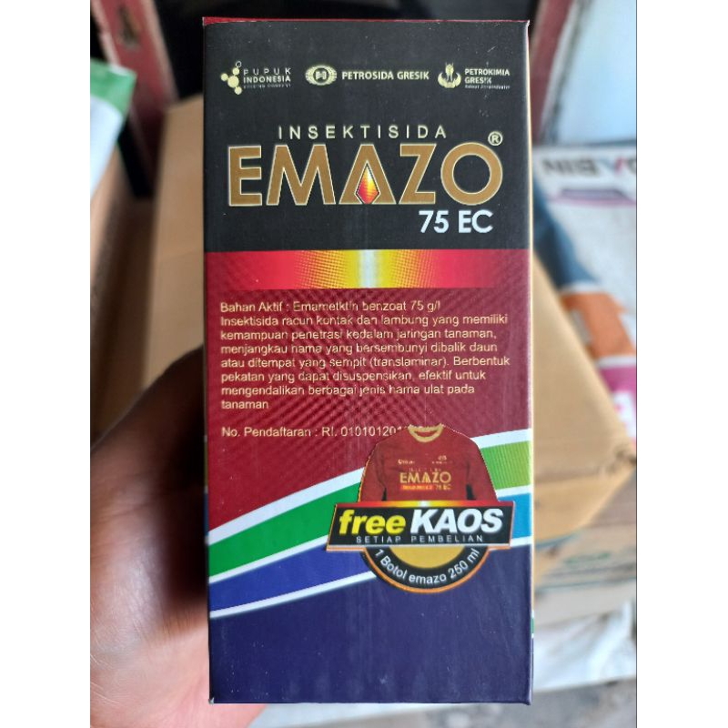Jual Emazo 75 Ec Red Atasi Hama Ulat, Sundep, Beluk Kemasan 250 ml ...