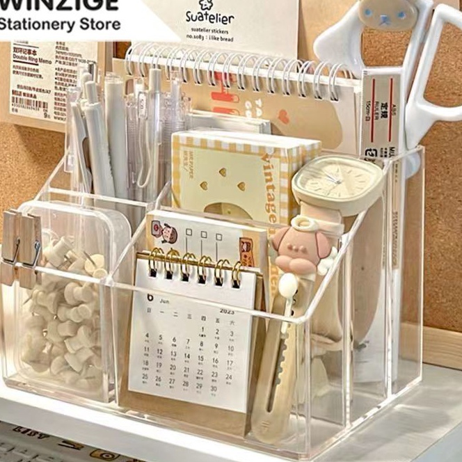 Jual HJ6 Winzige Rak Pensil Desk Decor Pen Holder Multifungsi Storage ...