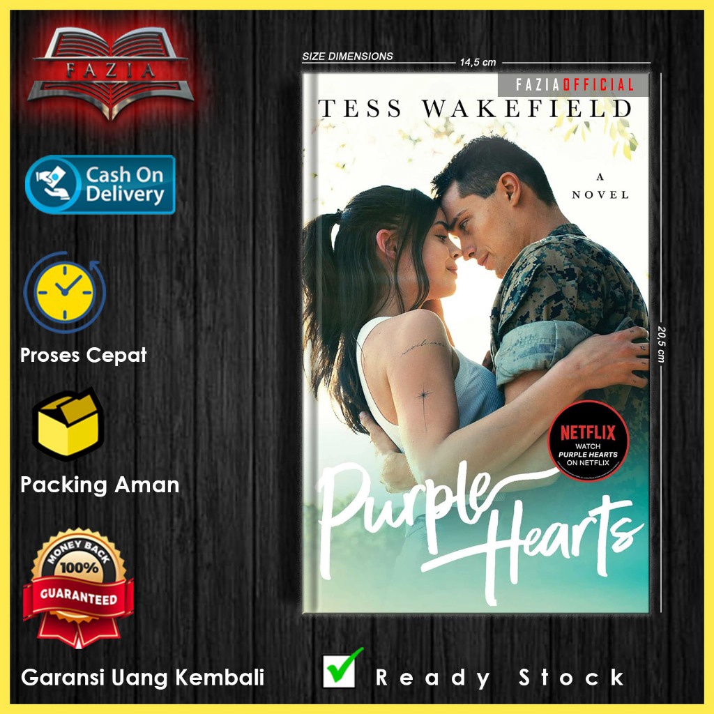Jual SERBA SERBI Purple Hearts by Tess Wakefield EnglishIndonesia ...
