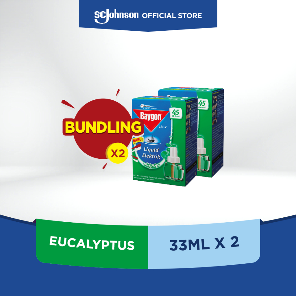 Jual Baygon Liquid Electric Refill Eucalyptus 33ml - Twinpack | Shopee Indonesia