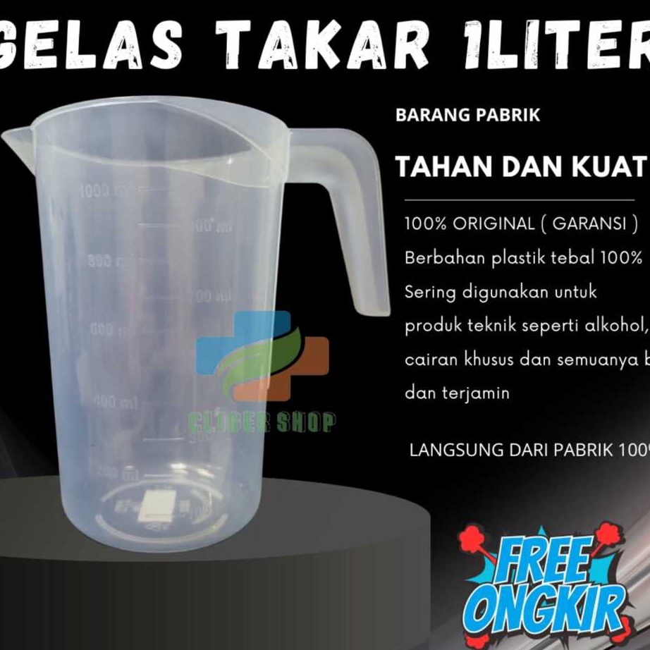 Jual Eksklusif Gelas Takar 1 Liter Gelas Takaran | Shopee Indonesia