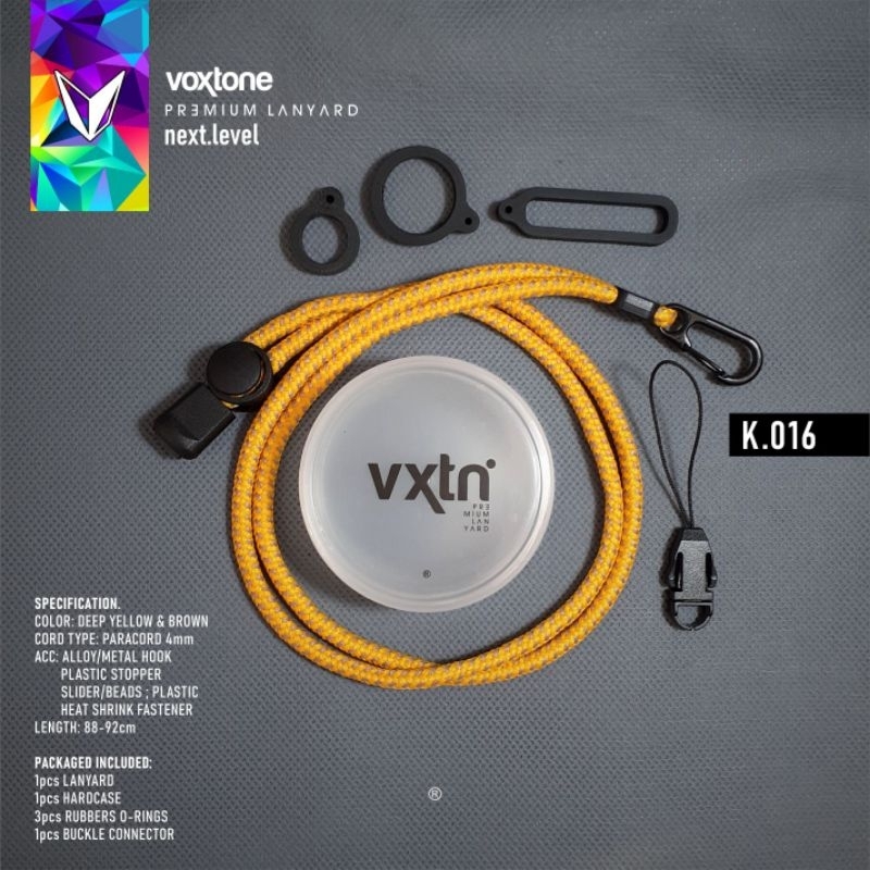 Jual Premium Lanyard - Kalung Pengait untuk HP, ID Card, Flash Disc, Camera - Voxtone Next Level ...